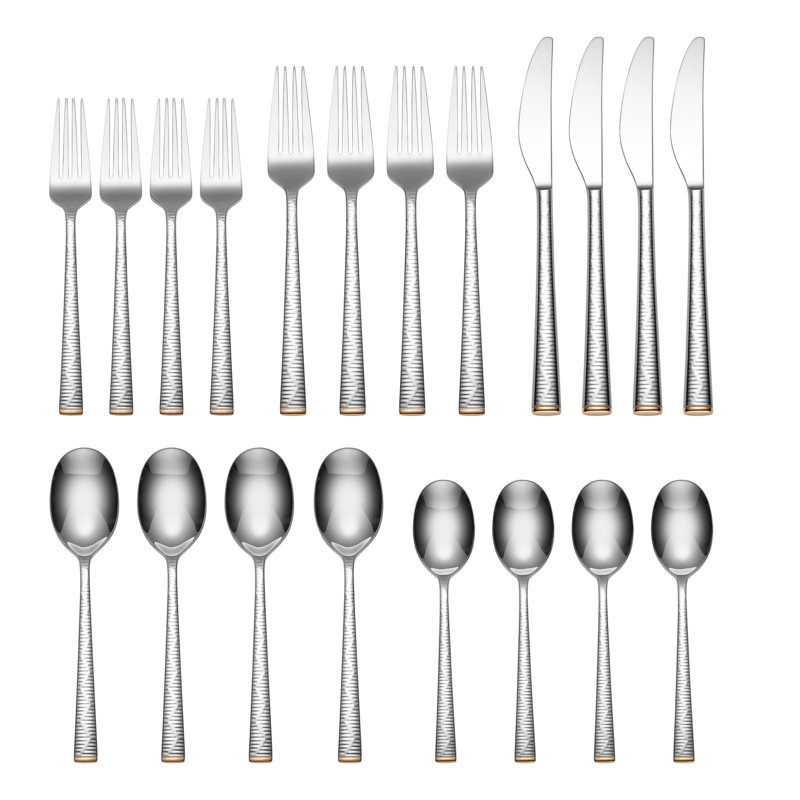 Lenox Blue Bay 20-Piece Flatware Set & Reviews | Wayfair
